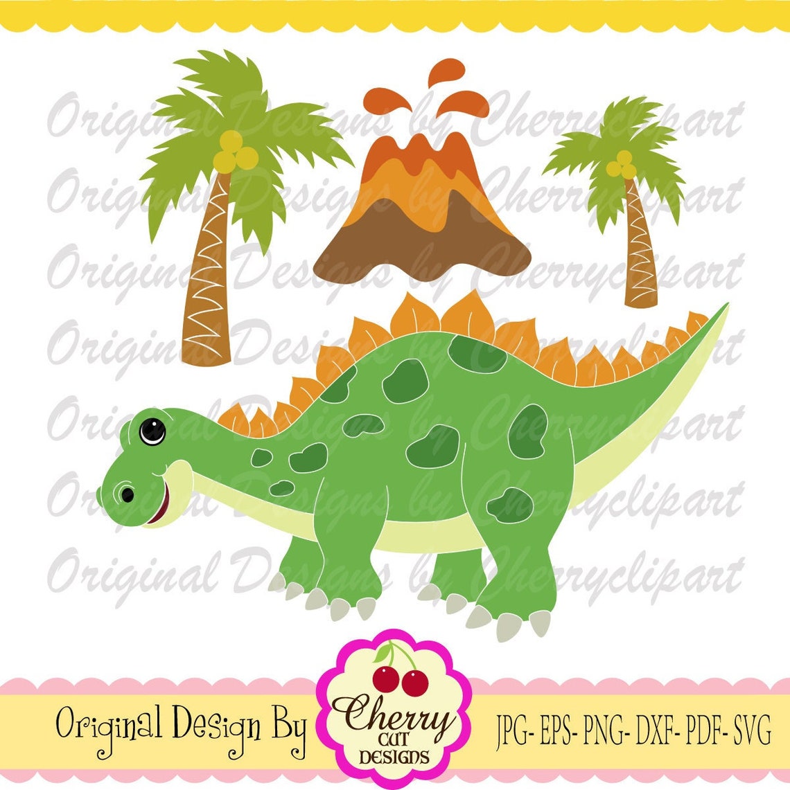 Dinosaur Svg Stegosaurus Svg Animal Svg Silhouette & Circut | Etsy