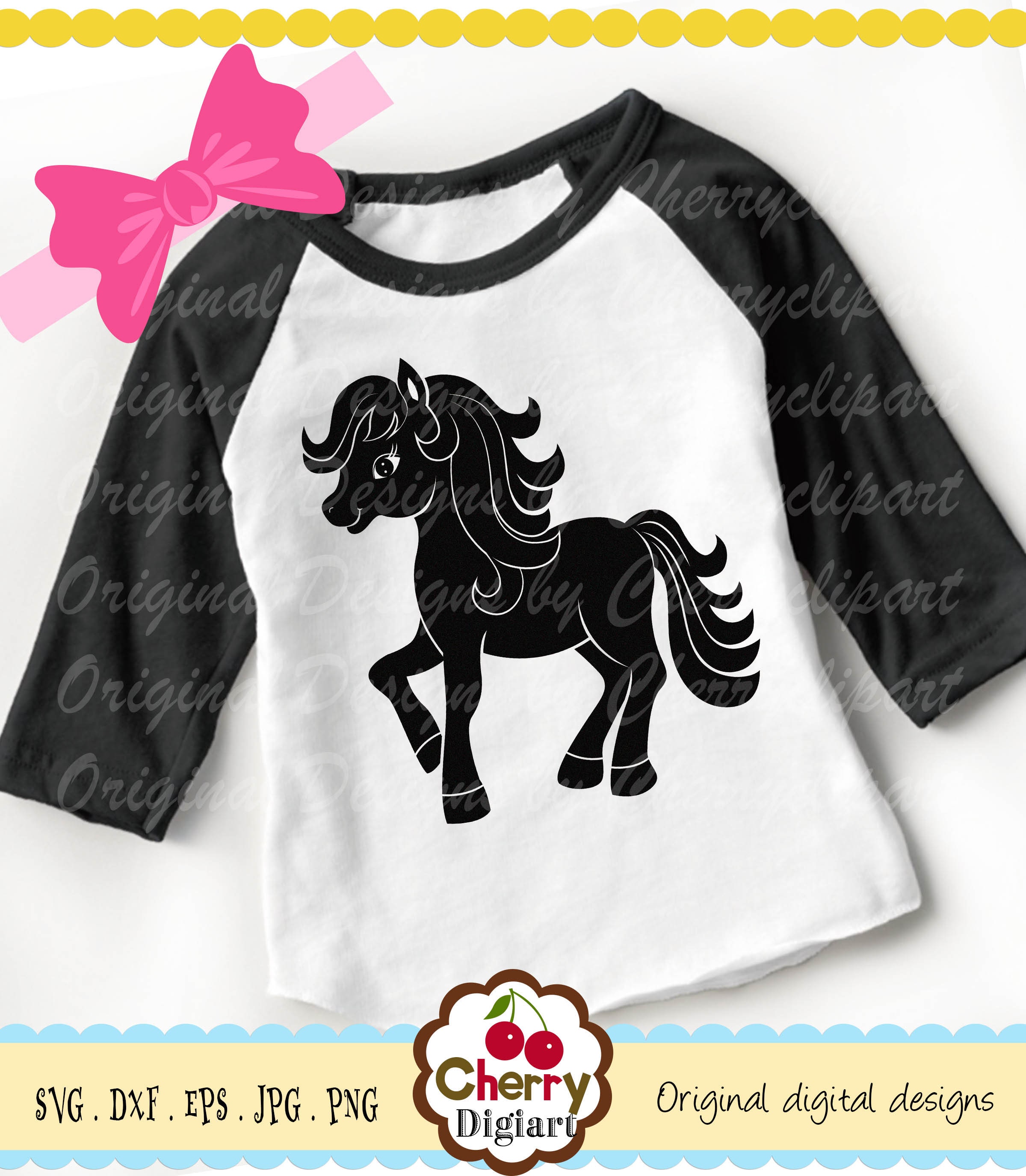 Pony Silhouette SVG DXF Animal Svg Silhouette and Cricut Cut - Etsy ...