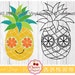 Summer Pineapple Sunglasses Pineapple Svg Png Jpg Silhouette & Cricut ...