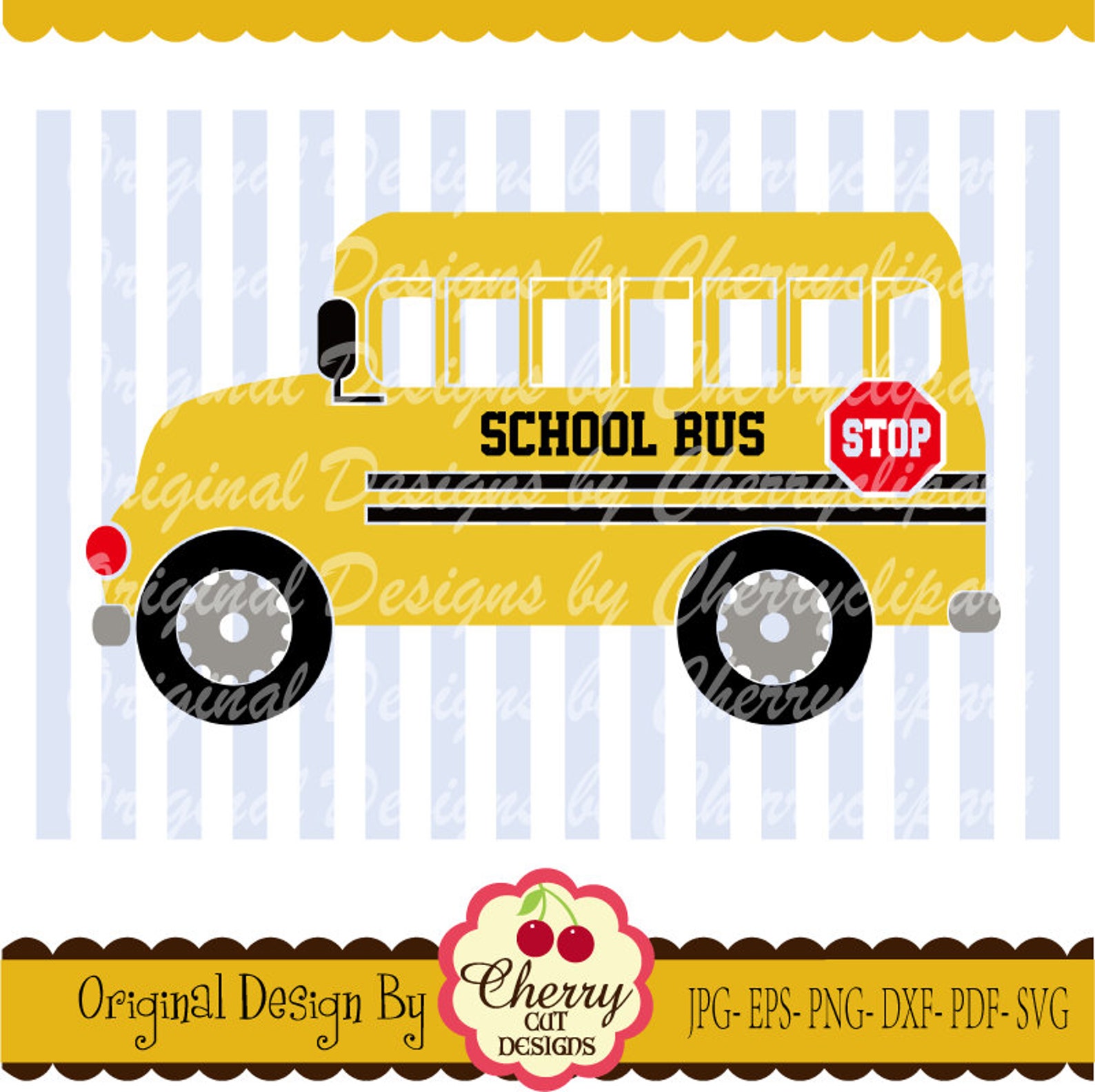 School Bus Svg Dxf Back to School SVG DXF Silhouette & Cricut - Etsy