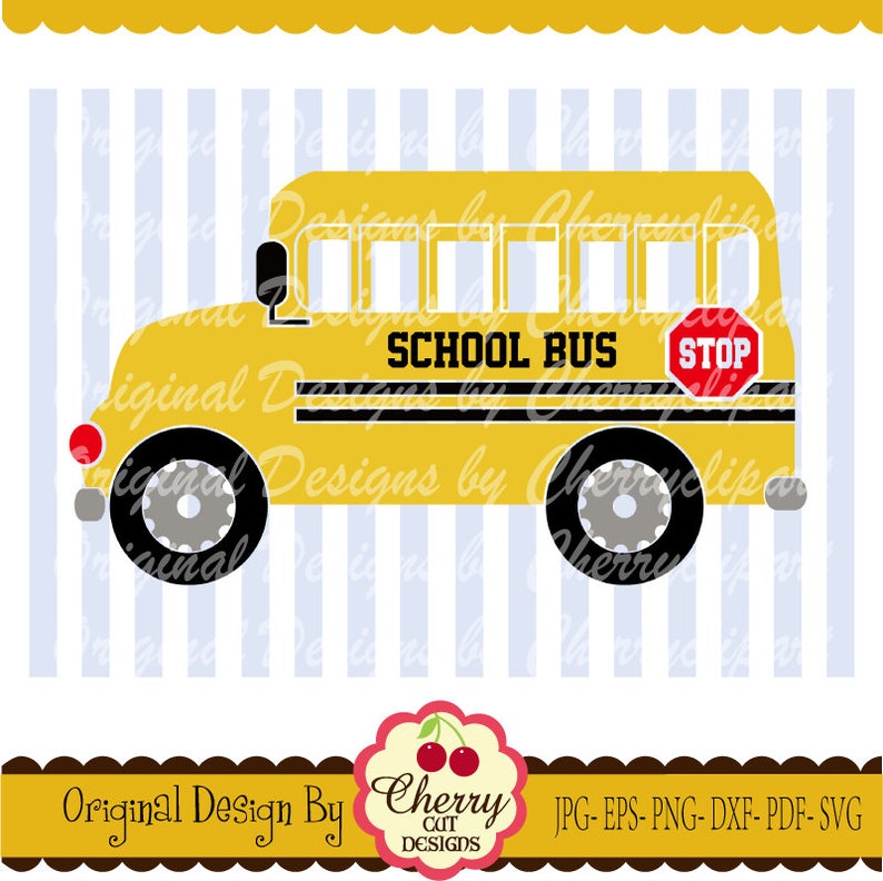 School Bus Svg Dxf Back to School SVG DXF Silhouette & Cricut - Etsy ...