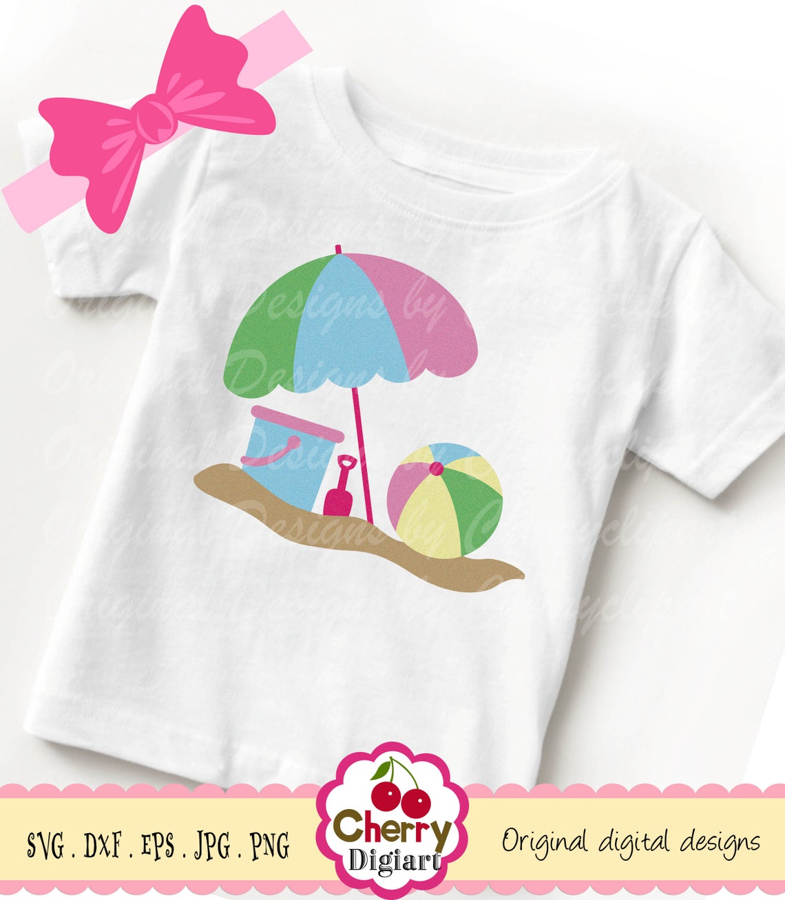 Beach Umbrella Beach Ball Beach Bucket Crab SVG Dxf Summer - Etsy