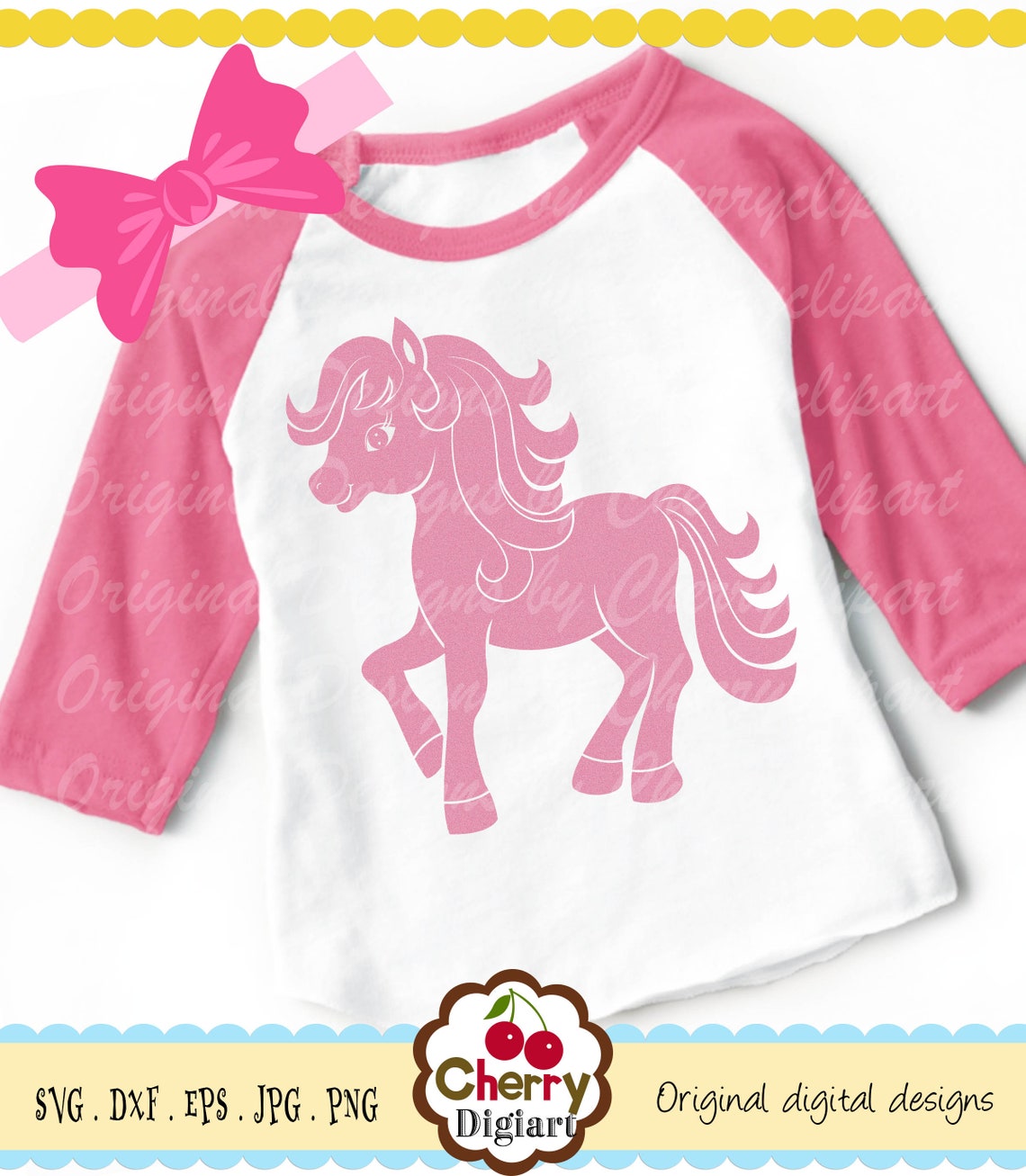 Pony Silhouette SVG DXF Animal Svg Silhouette and Cricut Cut | Etsy