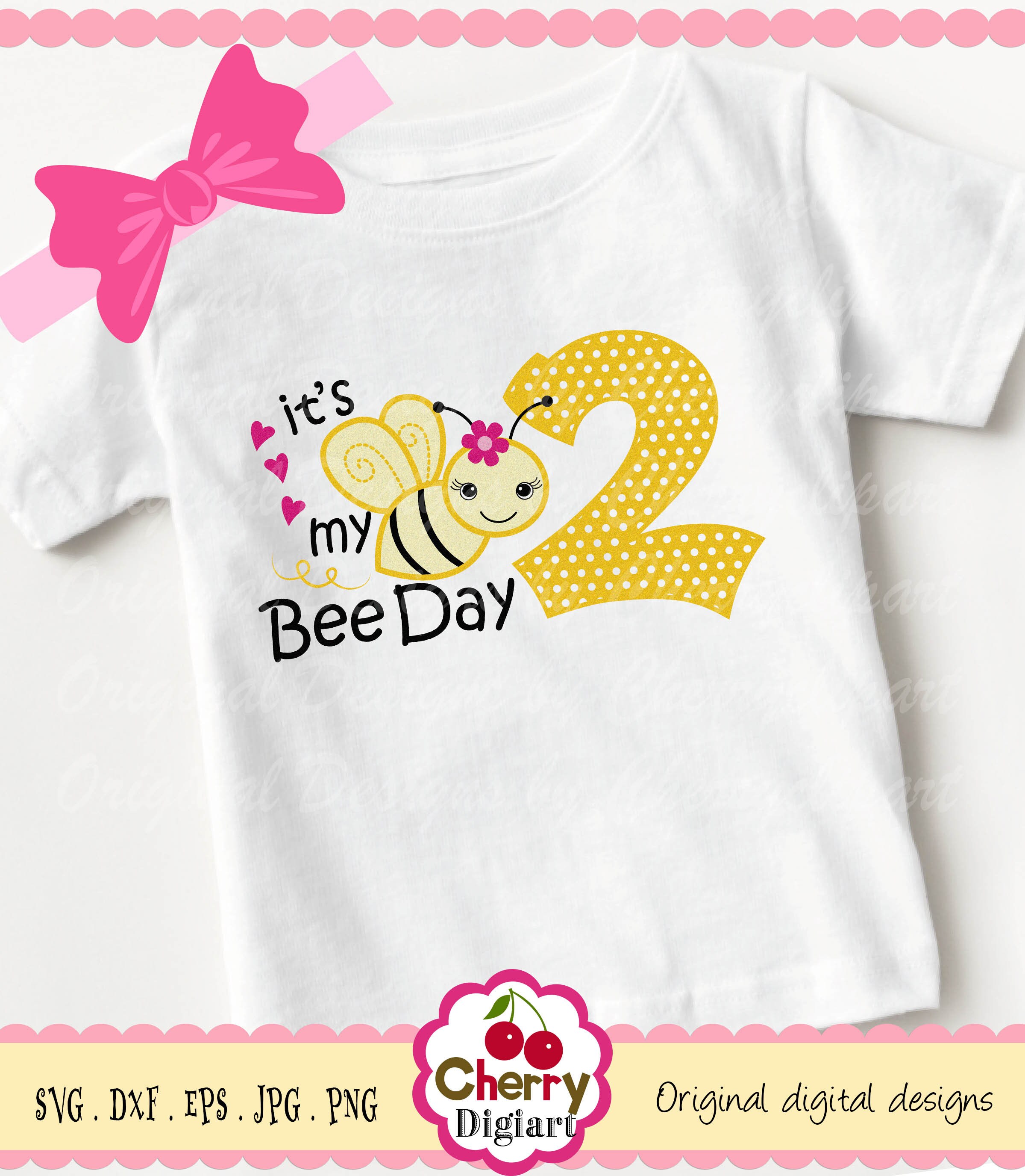 Bumble Bee Svg It's My Bee Day Svg Number 2 Svg Bee SVG - Etsy Canada