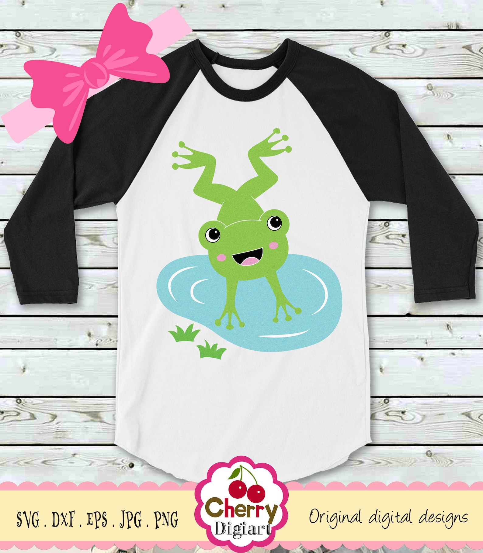 Svgdxf Cute Frog Svg Jumping Frog Svg Silhouette & Cricut - Etsy