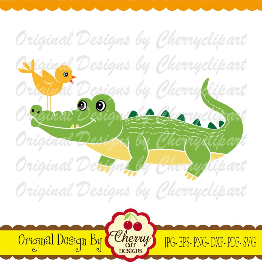 Svg Dxf, Alligator SVG, Gator SVG, Jungle Animal Svg Alligator Svg ...