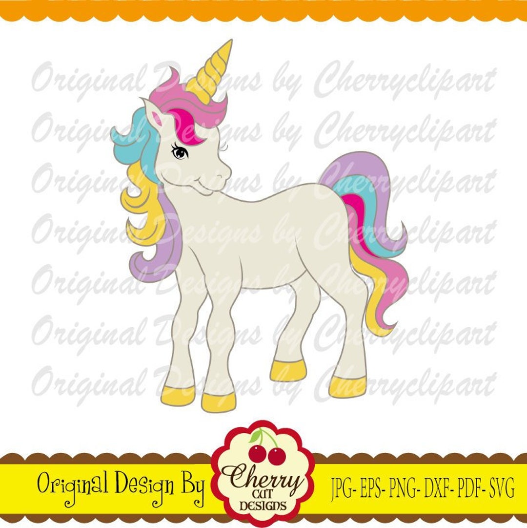 Unicorn Svg,rainbow Unicorn Svg Silhouette & Cricut Cut Files personal ...