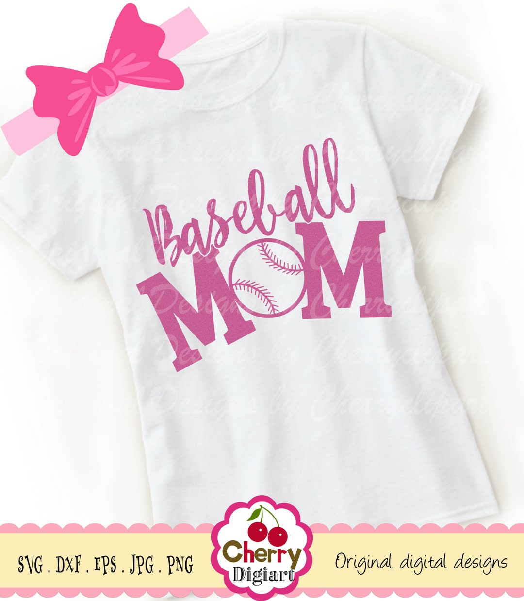 MOM Svg Dxf, Baseball MOM Svg , Baseball Svg, Mother's Day and Father's ...