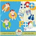 Pool Party Swim Boys Digital Clipart Set personal and Commercial Use ...
