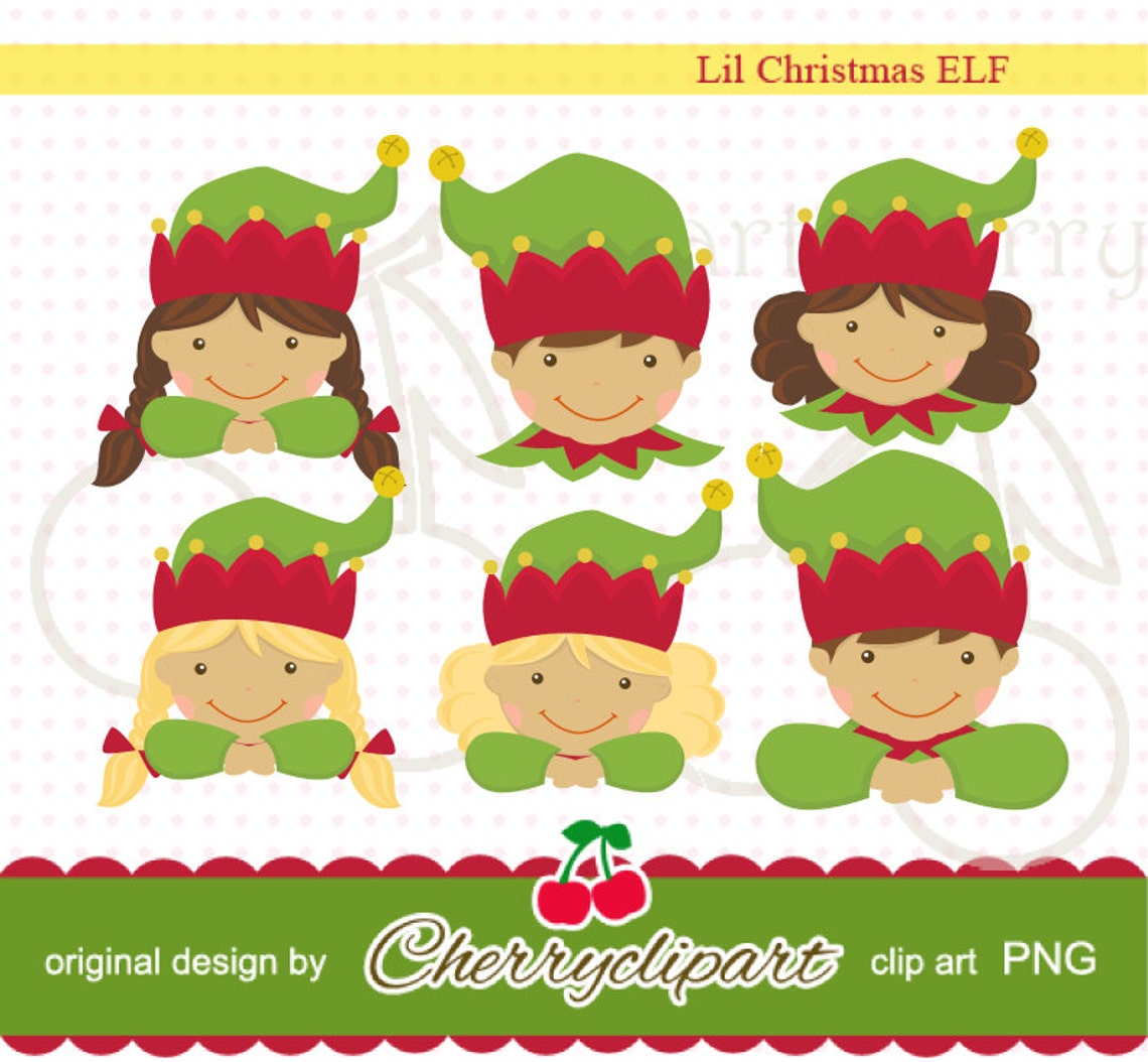 Lil Christmas ELF Digital Clipart-personal and Commercial - Etsy