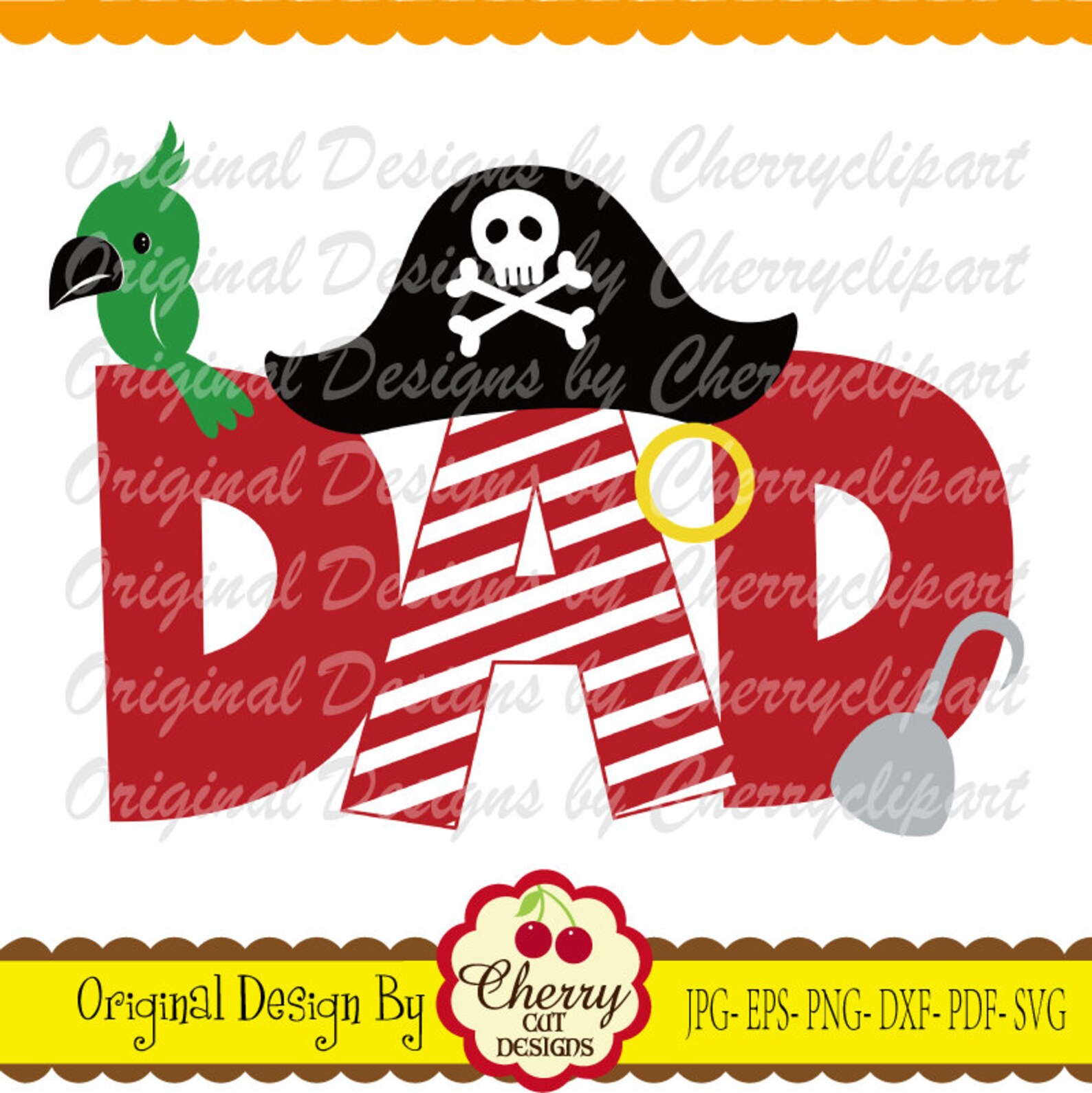 Pirate DAD Svg DAD With Pirate Hat Svg Pirate's Hat Svg - Etsy