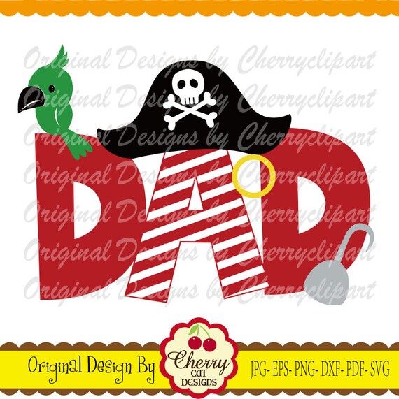 Pirate DAD Svg DAD With Pirate Hat Svg Pirate's Hat Svg - Etsy Australia