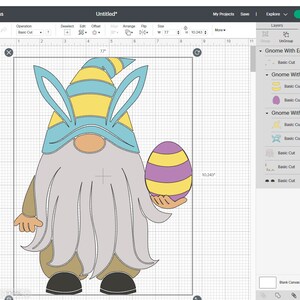 Easter Gnome Svg Spring Gnome Svg Gnome With Egg Svg - Etsy