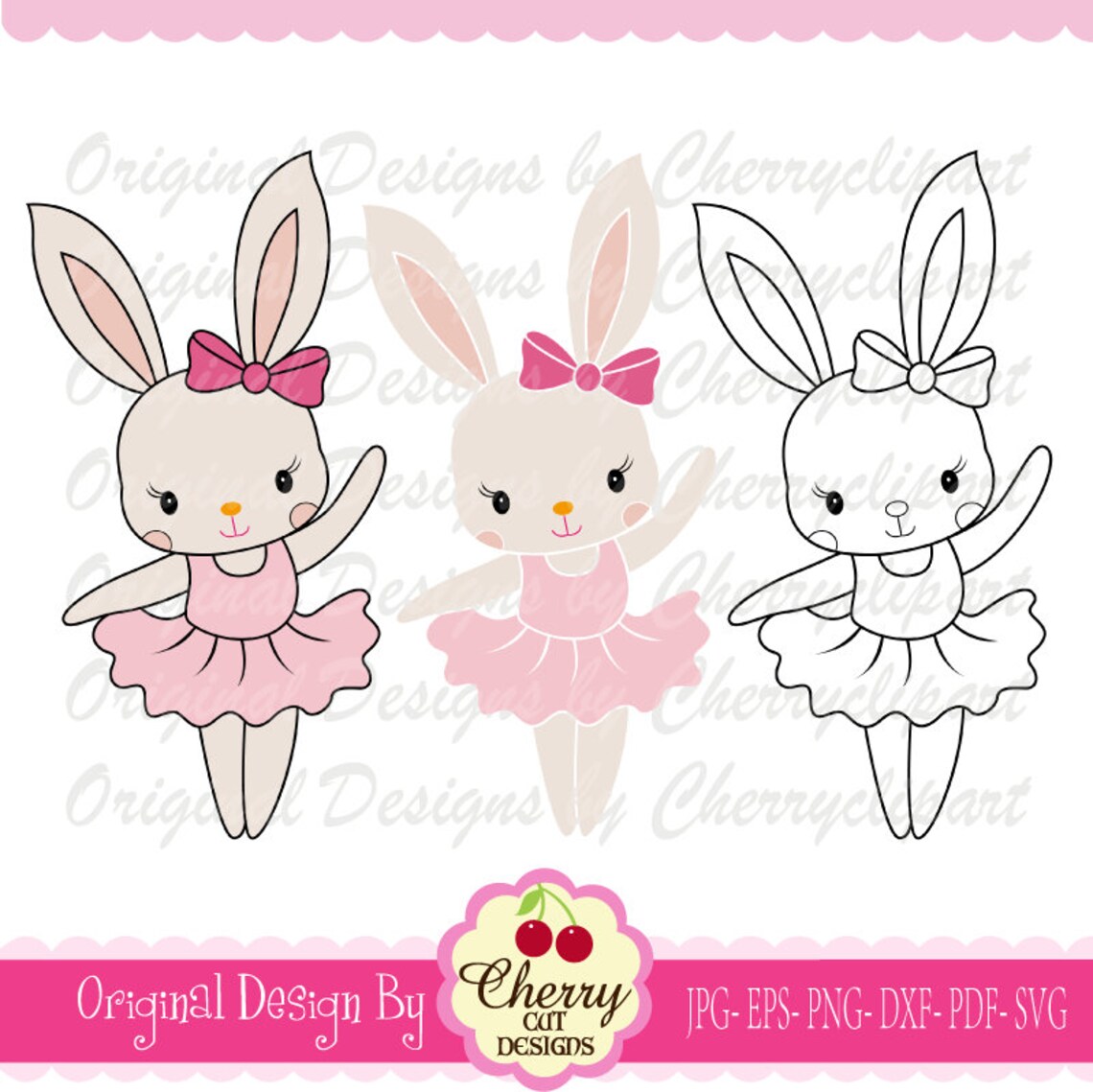 Bunny SVG Ballerina Bunny Girl Svg Bunny Girl SVG Easter | Etsy