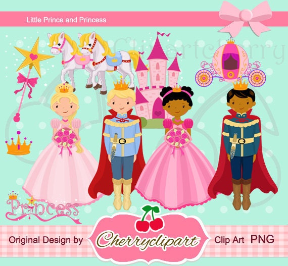Clipart Princess And Prince