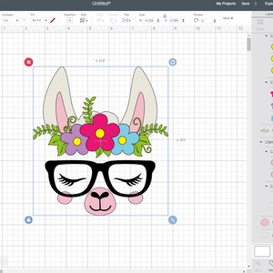 Back to School SVG , Llama With Galsses Svg, Teach Llama Svg , Llama ...