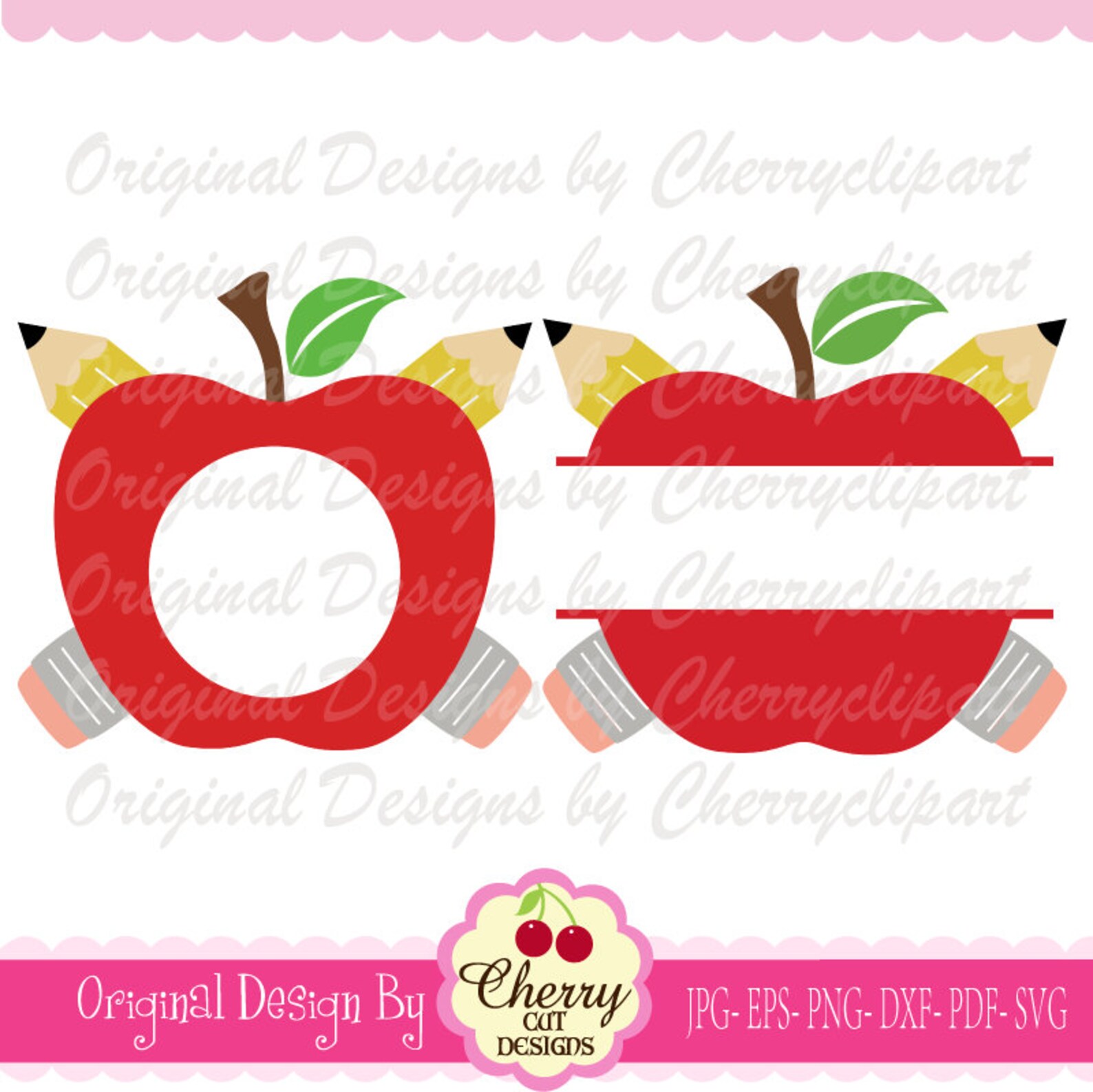School Apple Svg Back to School Svg Silhouette & Cricut Cut - Etsy