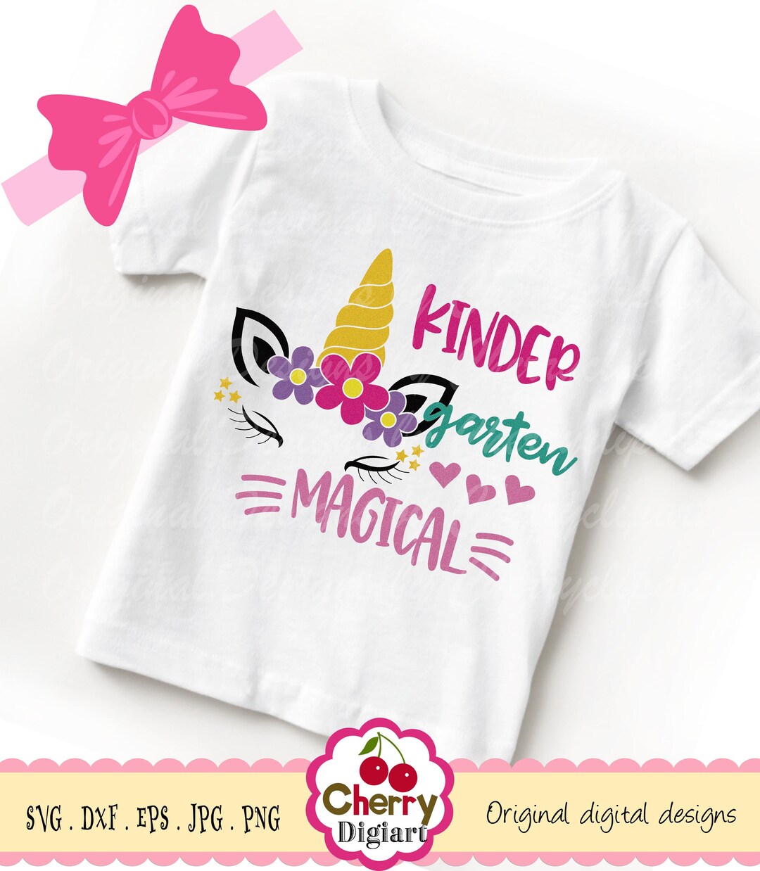 Unicorn SVG , Kindergarten Magical Svg, Back to School Svg Silhouette ...