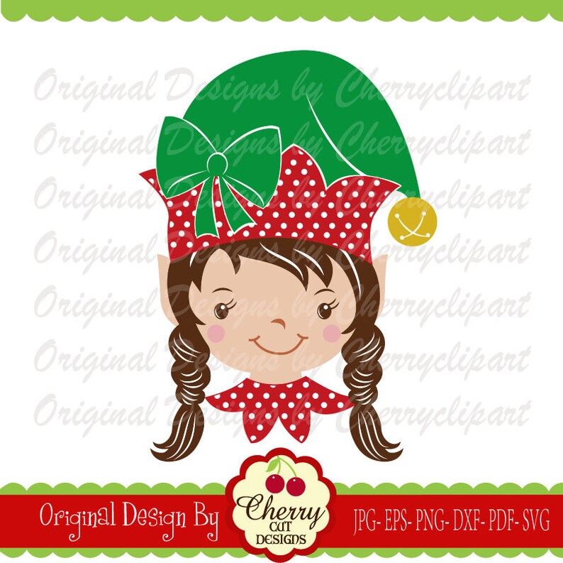 Christmas Elf Svg Santa 's Lil Helper Elf Girl Svg - Etsy