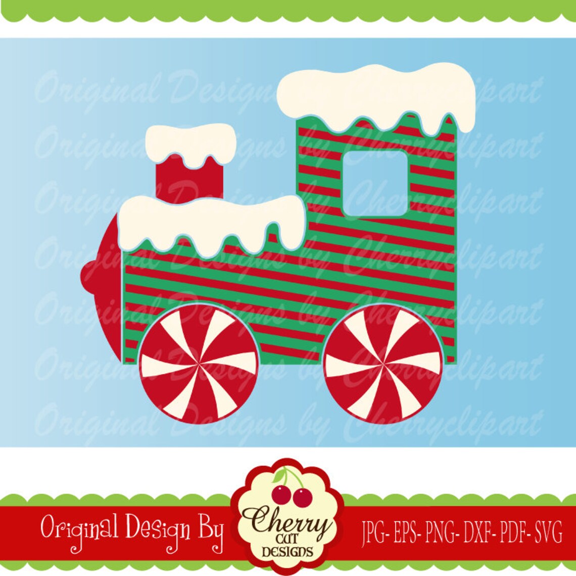 Christmas Train Svg Candy Train Svg Silhouette & Cricut Cut - Etsy