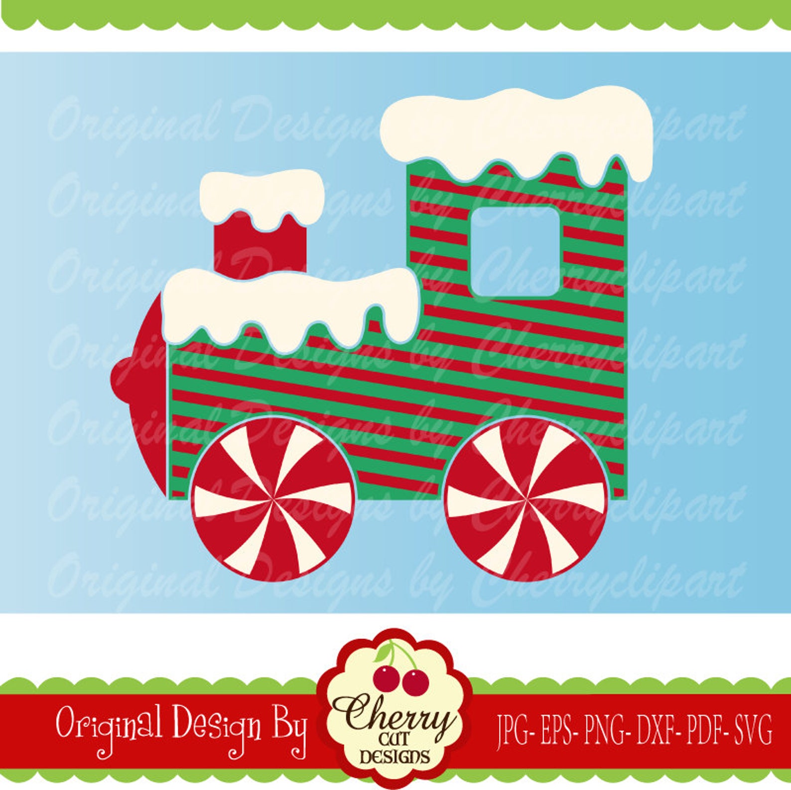 Christmas Train Svg Candy Train Svg Silhouette & Cricut Cut - Etsy