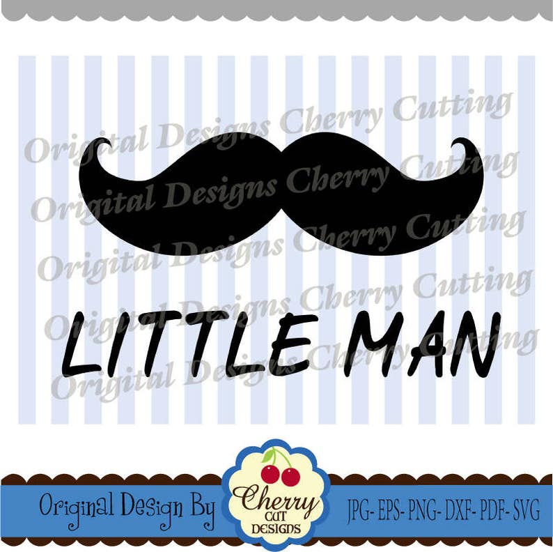 Little Man Svg Dxf Silhouette and Cricut Cut Files BYSVG1 - Etsy