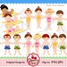 Beach Party Collection Digital Clipart Set for personal and Commercial ...