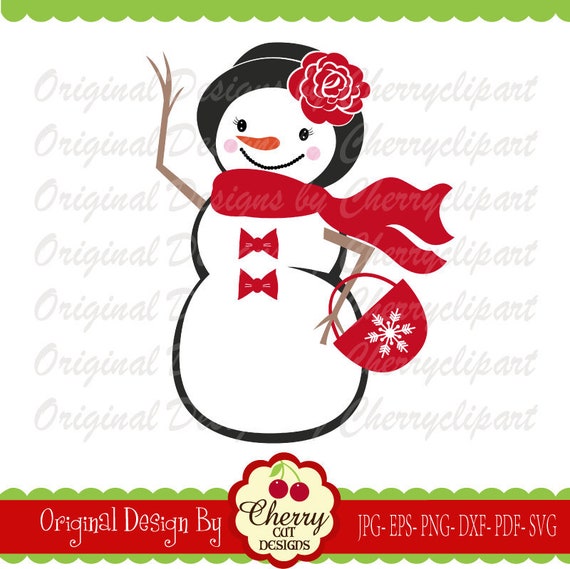 Snowman Svg Snow Lady Svg Winter Snowman Christmas | Etsy