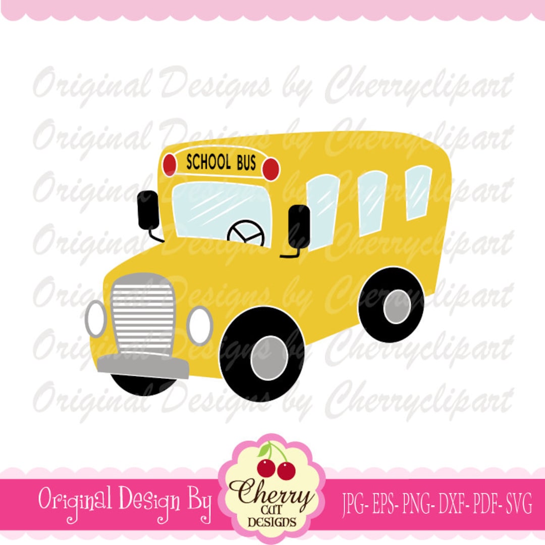 School Bus Svg Dxf Back to School SVG DXF Silhouette & Cricut - Etsy