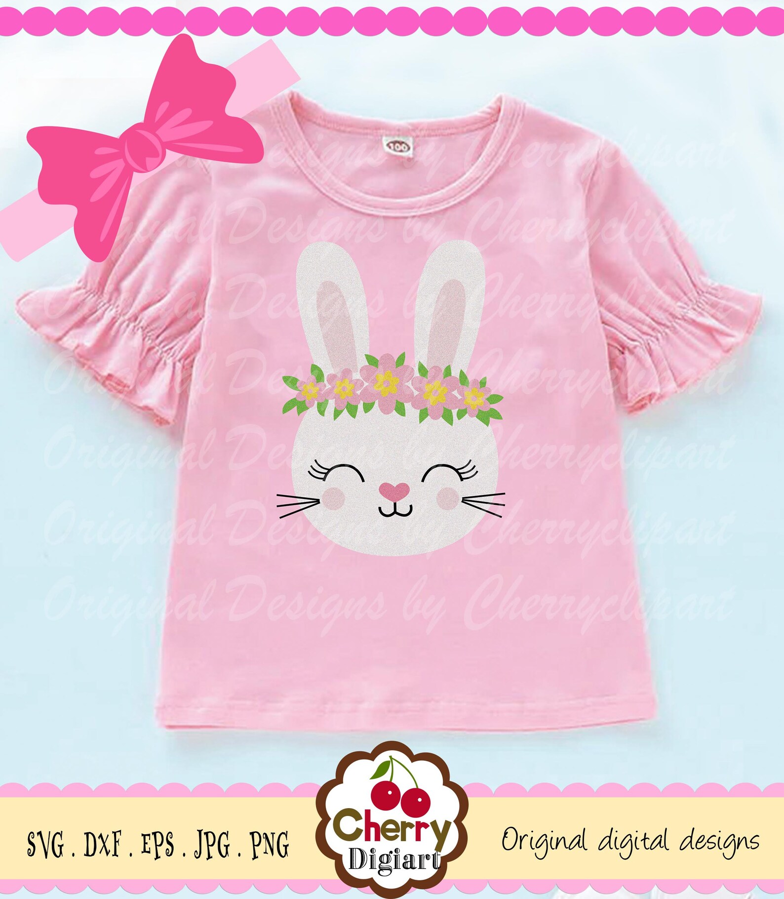 Bunny Svg Ballerina Bunny Girl Svg Bunny Face Svg Easter | Etsy