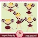 Maroon, Black and White Cheerleader Digital Clipart Set for personal ...