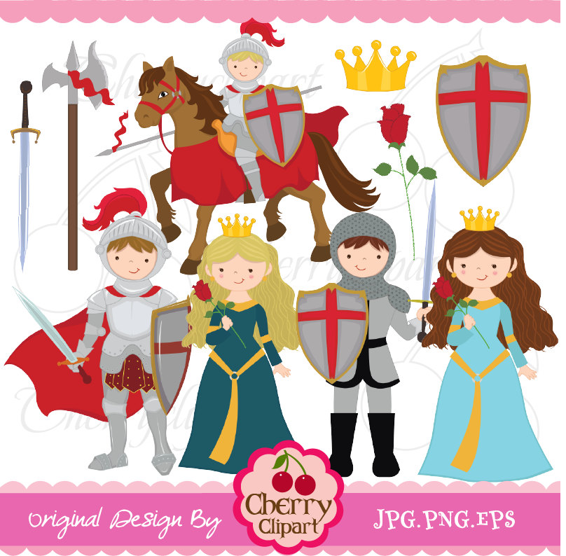 Knight And Princess Clipart