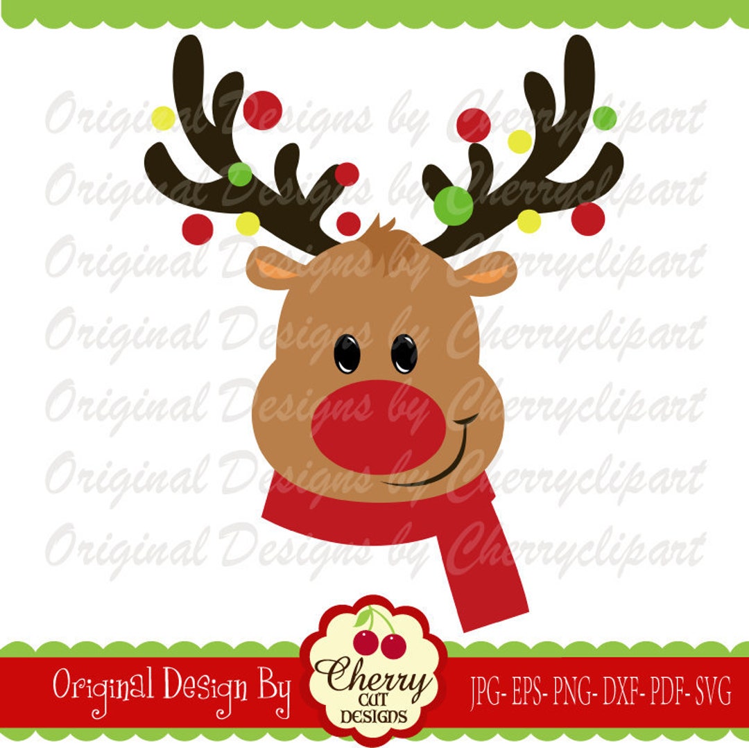 Reno boy SVG dxf Navidad renos Silueta y Cricut Cut Archivos CHSVG24 ...