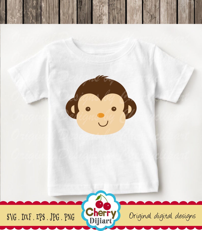 Monkey Boy SVG DXF Animal Silhouette & Cricut Cut Files AN29 - Etsy