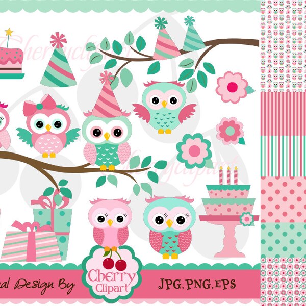 Owl Birthday Cake - Etsy