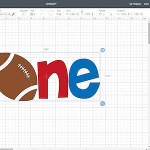 Football One Svg, Birthday One Svg Silhouette & Cricut Cut Design ...