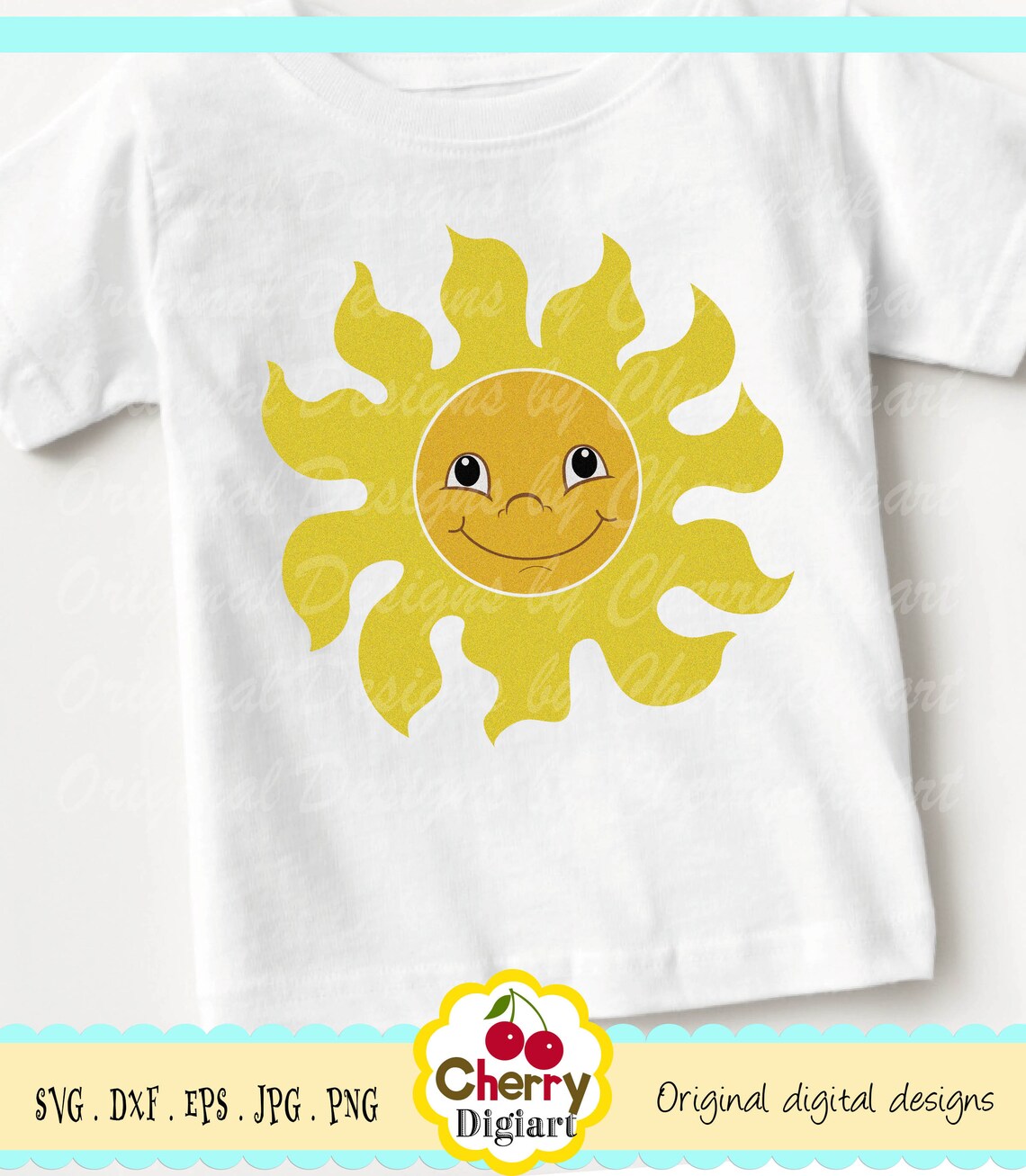 Sunshine SVG Dxf Sun SVG Smiley-face Sun Summer svg | Etsy