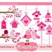 Valentine's Day Birdhouse Digital Clipart Set for-Personal | Etsy