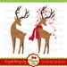 Christmas Reindeer Svgchristmas Party Svg Silhouette & Cricut Cut Files ...