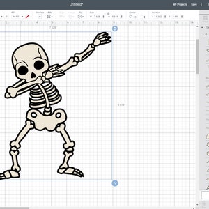 Halloween Skeleton SVG Dabbing Skeleton SVG Silhouette & | Etsy