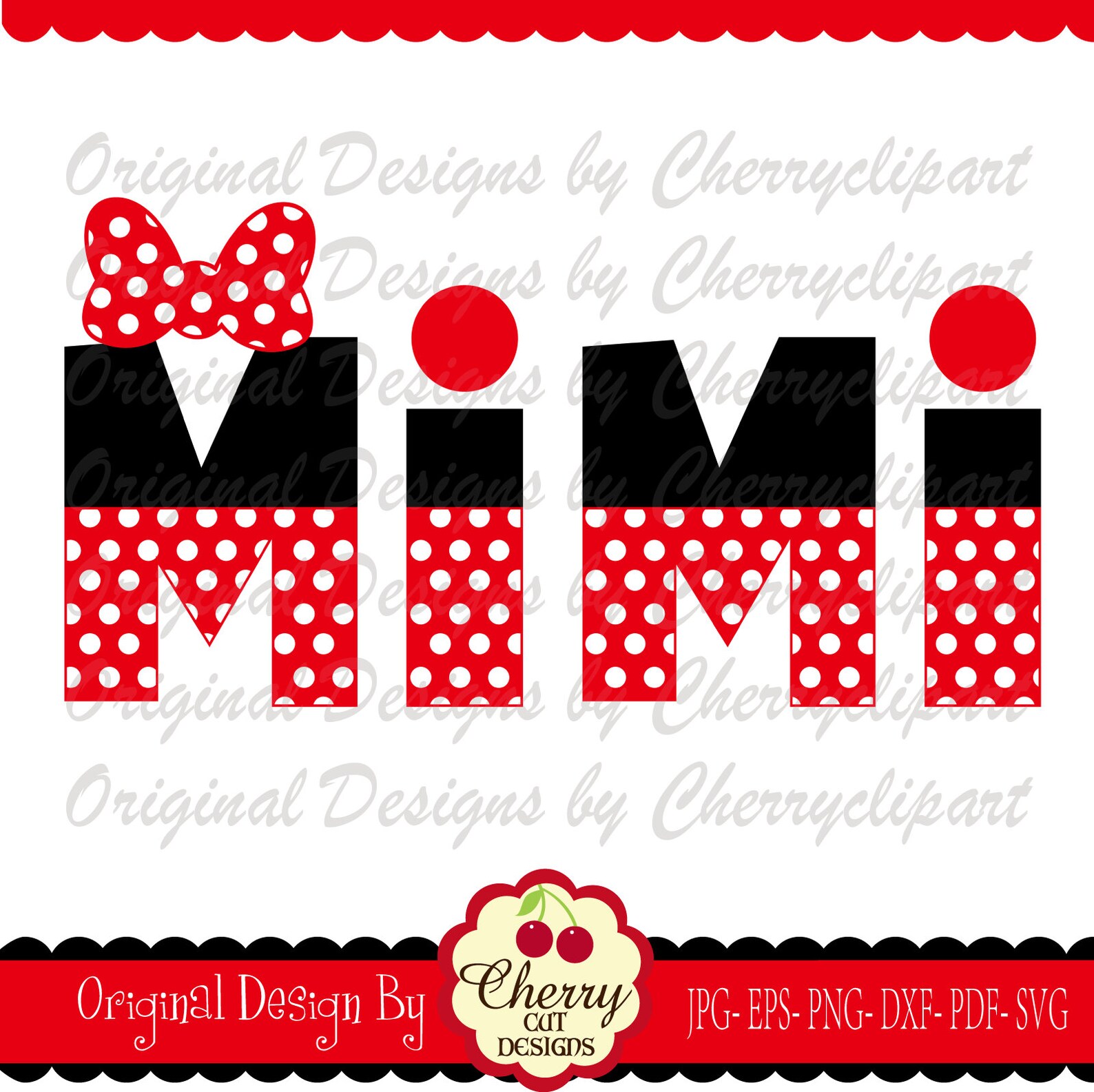 MIMI Svg Minnie Mimi Mother's Day and Father's Day - Etsy
