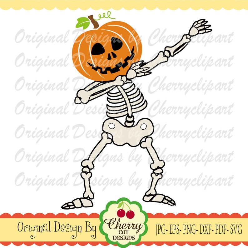 Halloween Dabbing Pumpkin Skeleton SVG Dabbing Skeleton SVG - Etsy