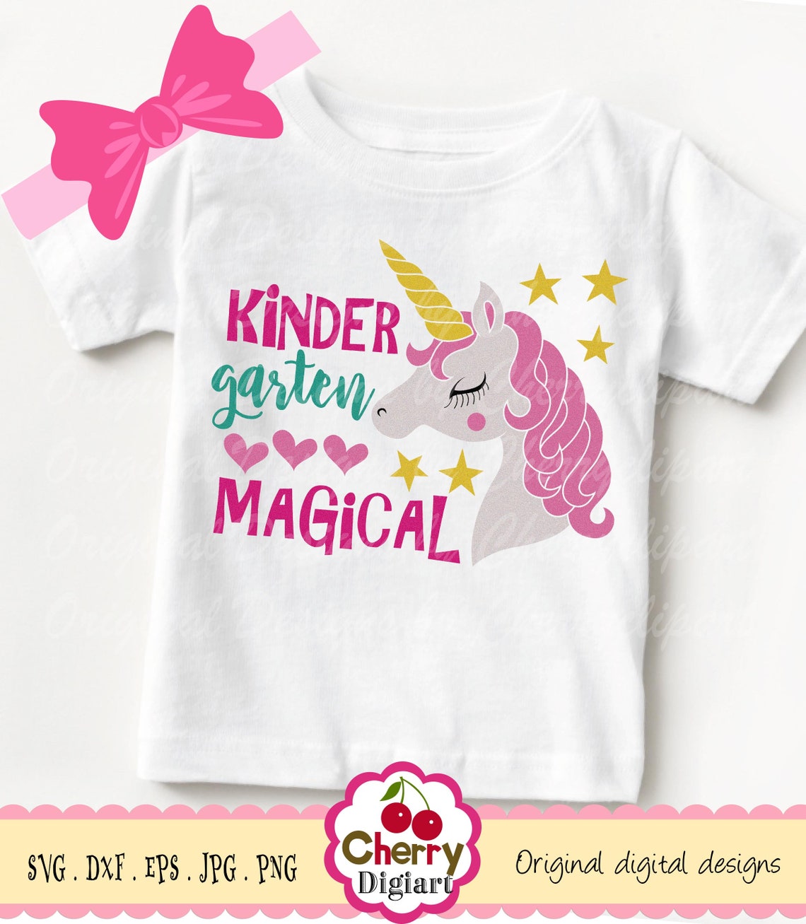 Unicorn SVG Kindergarten Magical svg Back to School svg | Etsy