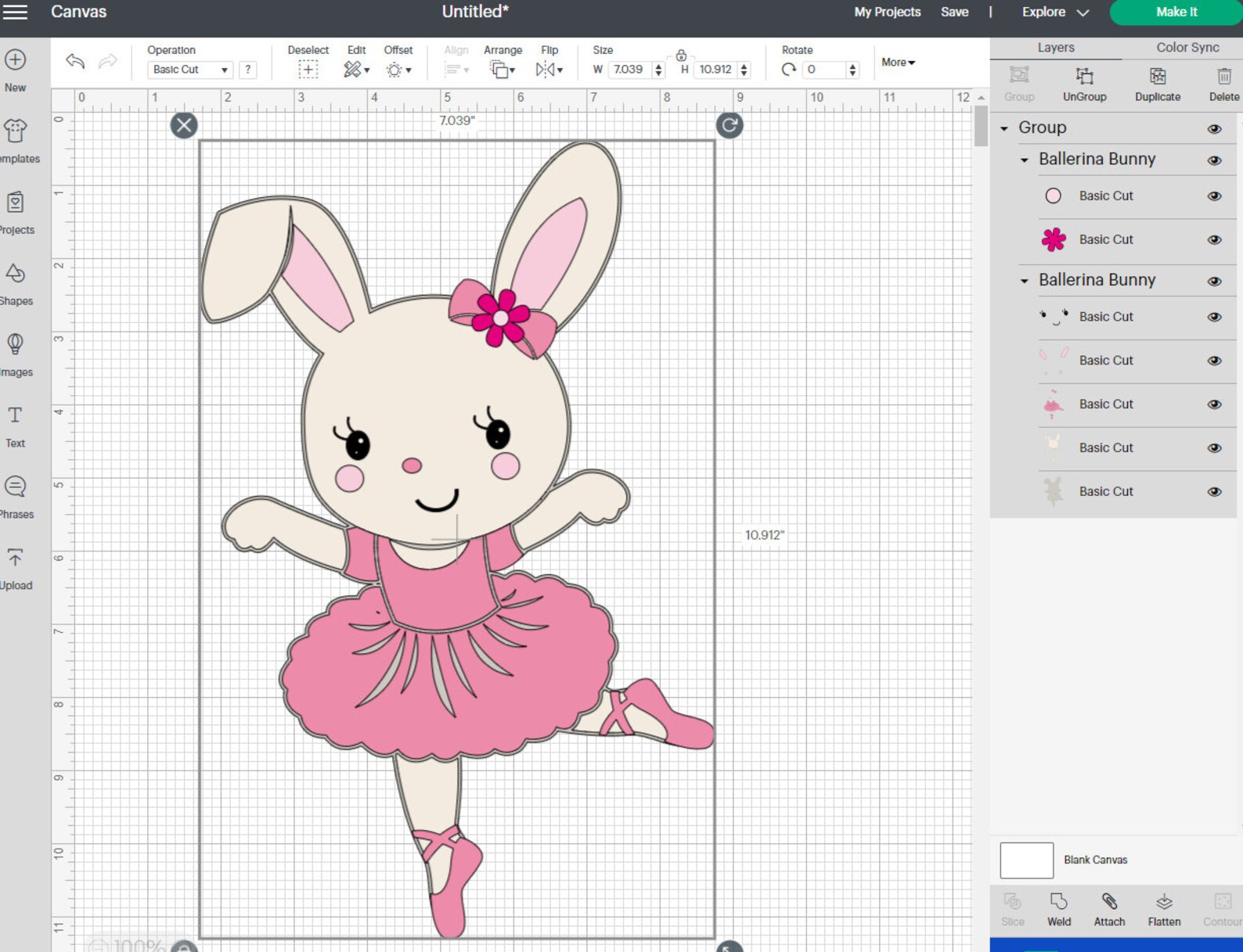 Ballerina Bunny Svg Easter Bunny Svg Silhouette & Cricut Cut - Etsy