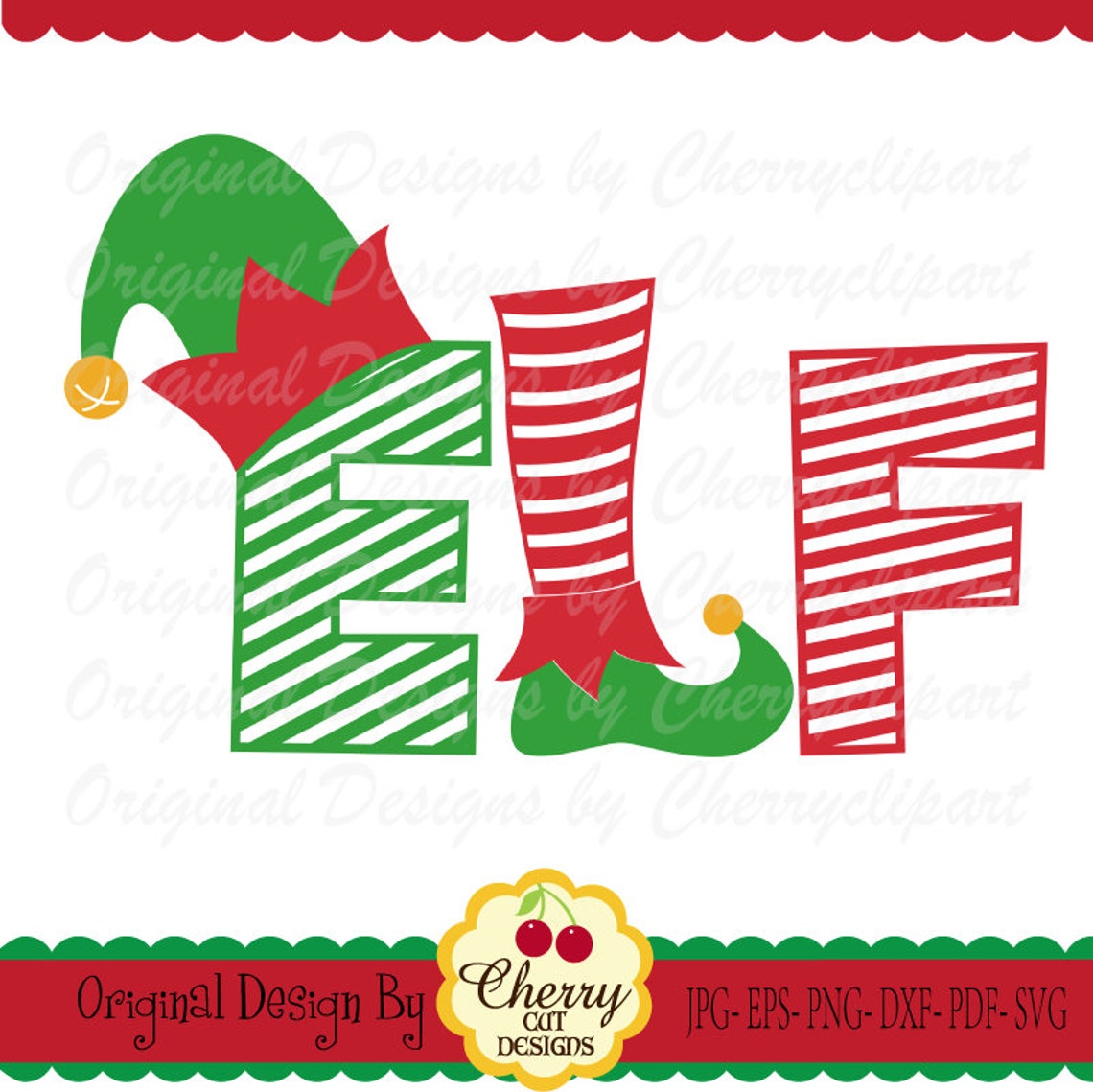 Christmas ELF SVG Dxf Kids Christmas Svg Silhouette and - Etsy