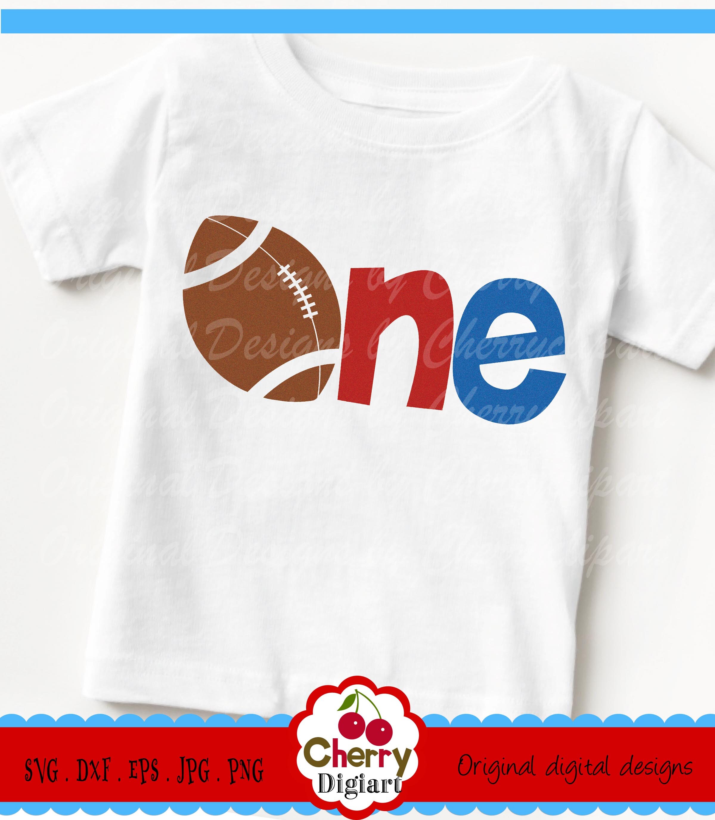 Football One Svg Birthday One Svg Silhouette & Cricut Cut - Etsy