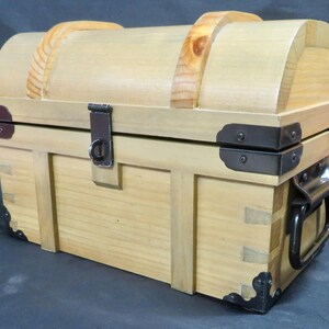 Pirate Treasure Chest With Black Hardware - Etsy