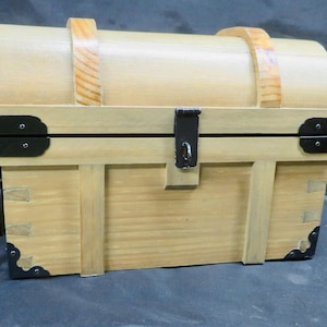 Pirate Treasure Chest With Black Hardware - Etsy