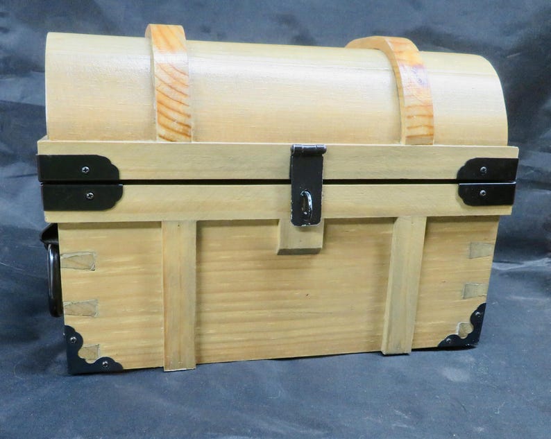 Pirate Treasure Chest With Black Hardware - Etsy