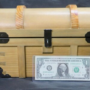 Pirate Treasure Chest With Black Hardware - Etsy